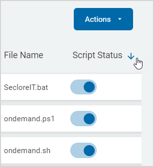 Working with Script Repository